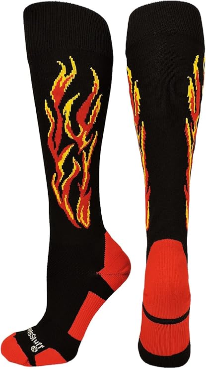 Leisure Graduated Compression Socks 20-30 mmHg - Flame Design ...