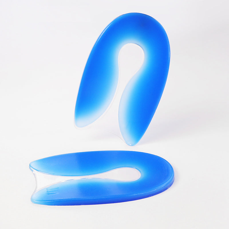 Plantar Fasciitis U-Shaped Gel Heel Cups & Shoe Inserts – Cushion Supp ...